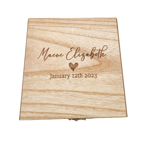 Personalized Baby Memory Box | Lovable Keepsake Gifts